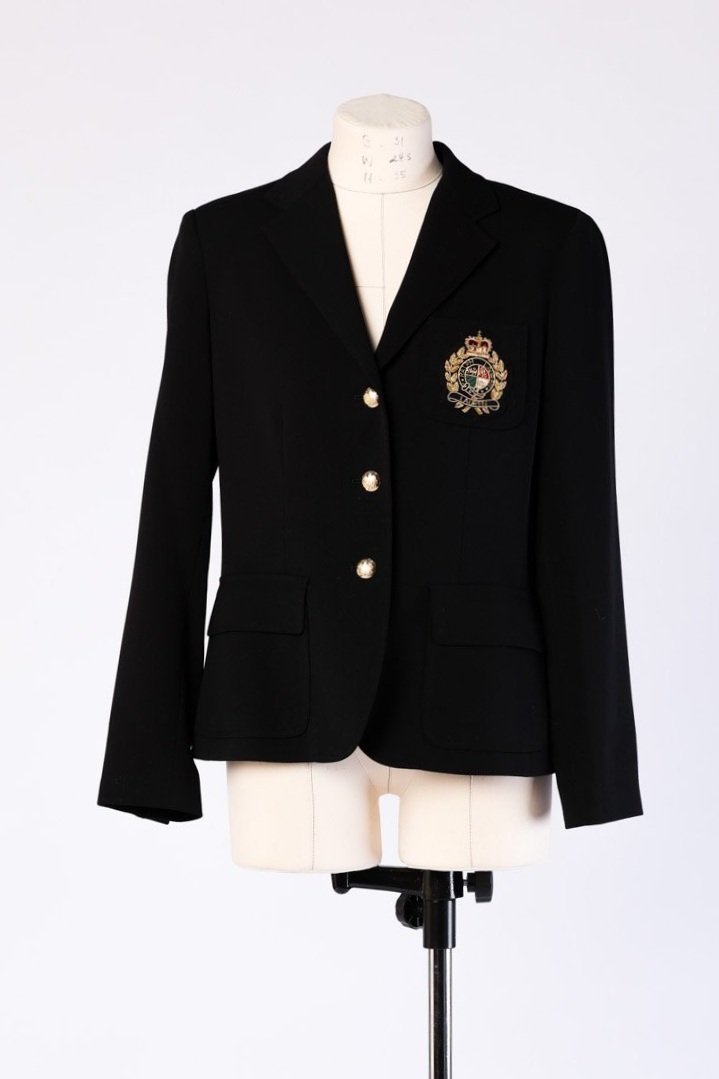 LAUREN RALPH LAUREN | Black Crested Blazer – The Vault By Volpe Beringer
